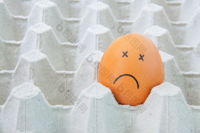 sick face Eggs in br图片-包图网企业站