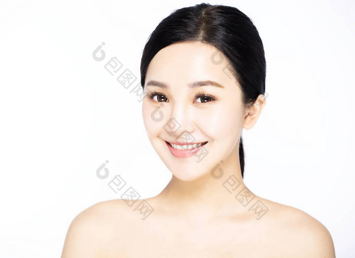 特写亚洲年轻美人脸图片 包图网企业站