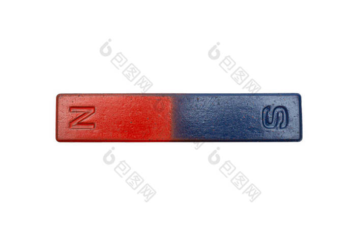 白色背景上的棒状磁铁图片-包图网企业站