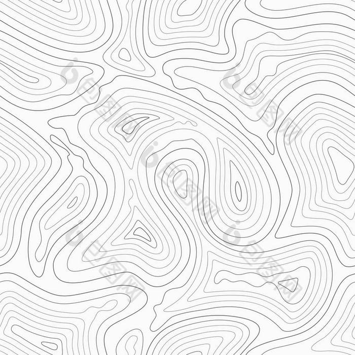 地形等高线矢量地图无缝模式图片-包图网企业站