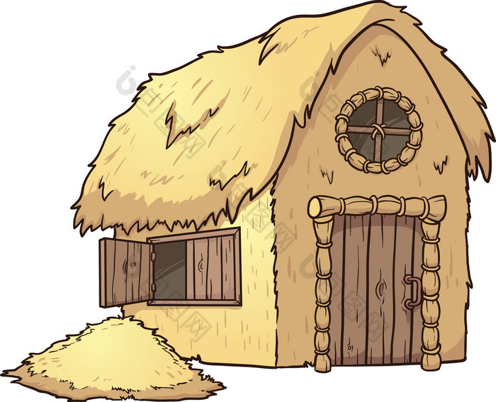 稻草房子图片-包图网企业站