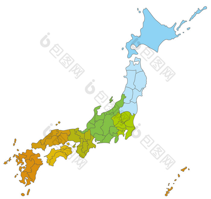 这是日本的地图图图片-包图网企业站