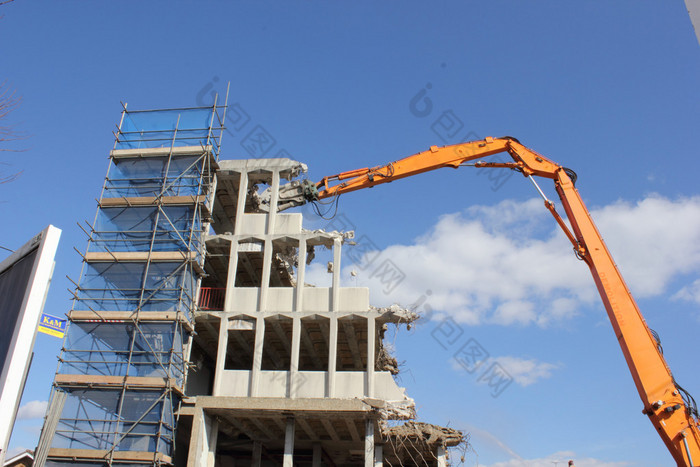 建筑物的拆除图片-包图网企业站