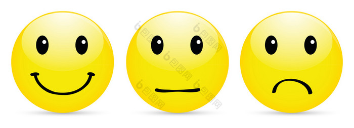 笑脸图标集图片-包图网企业站