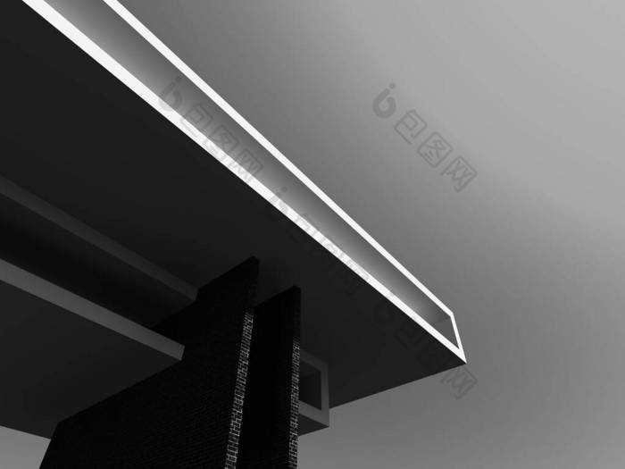 建筑墙纸设计数字概念背景图片-包图网企业站