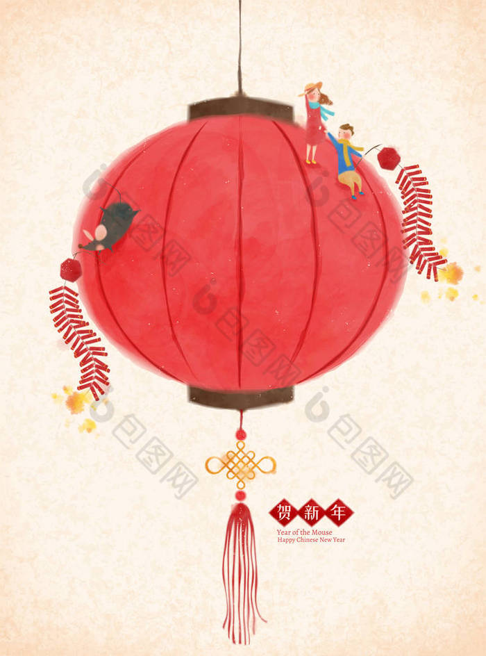 红灯笼挂在空中图片-包图网企业站