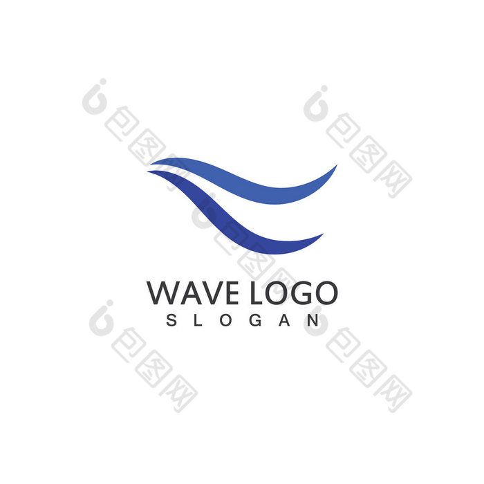 波标志模板向量象征自然png下载-包图网