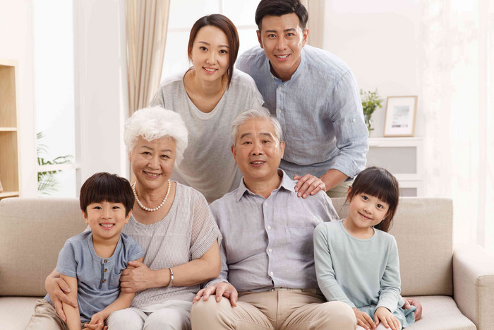 幸福家庭合影图片 包图网企业站