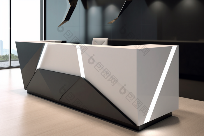 办公室接待前台图片-包图网