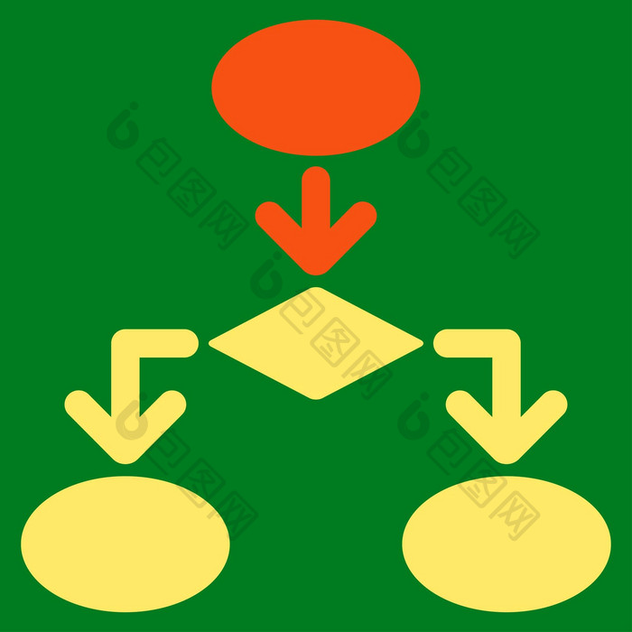 流程图图标商务集图片-包图网企业站