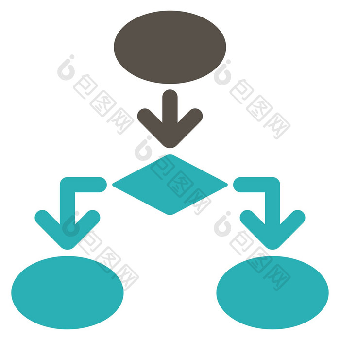 流程图图标商务集图片-包图网企业站