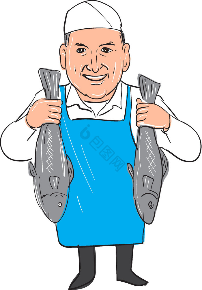 鱼卡通图片-鱼卡通素材免费下载-包图网