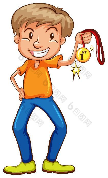 的彩色草图赢家png下载-包图网