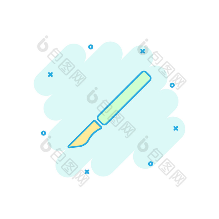 向量医疗手术刀图标医院手术刀png下载-包图网