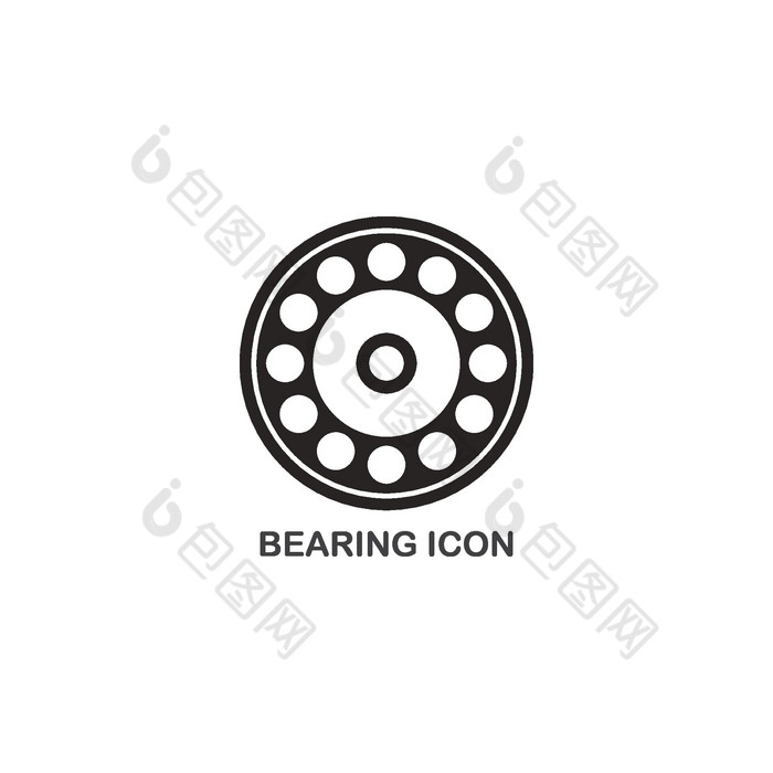 轴承图标向量png下载-包图网