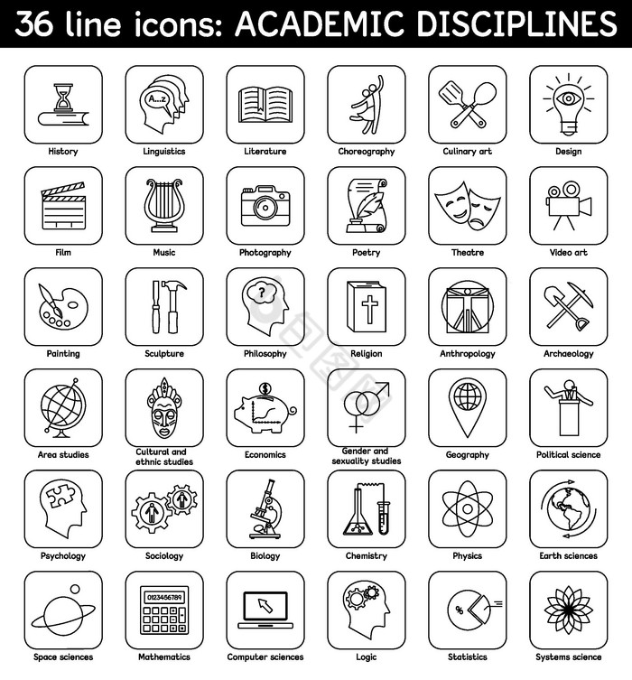 学科图标-学科图标设计图片-包图网