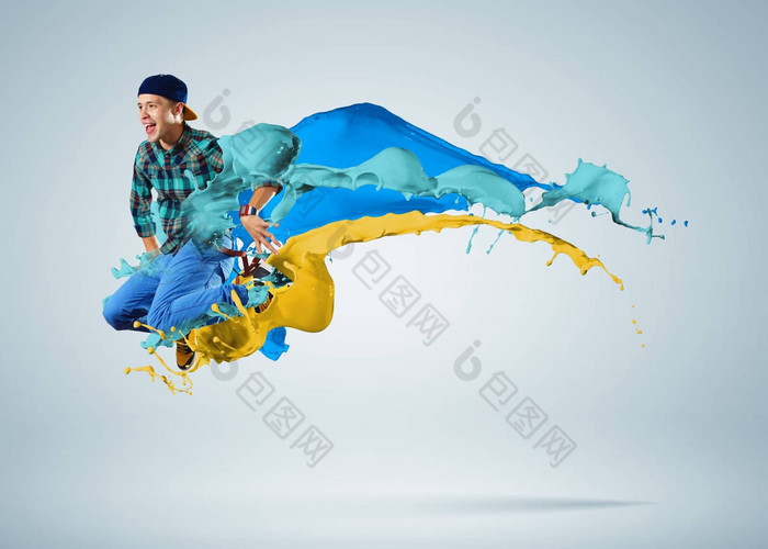 现代风格舞者图片-包图网企业站