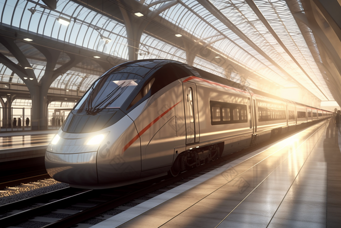 复兴号高铁列车摄影图图片-包图网