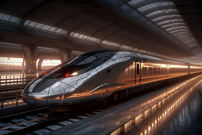 复兴号高铁列车摄影图图片-包图网