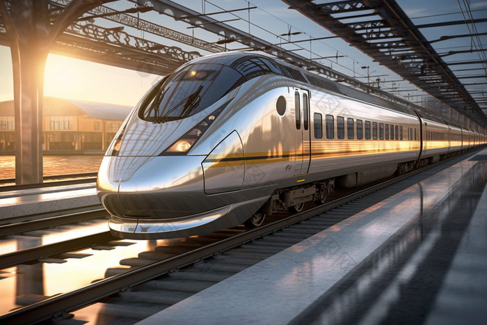 复兴号高铁列车摄影图图片-包图网