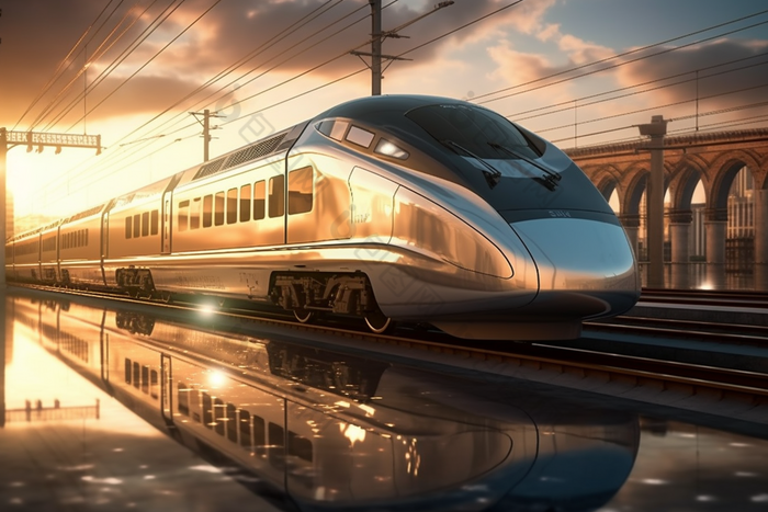 复兴号高铁列车摄影图图片-包图网