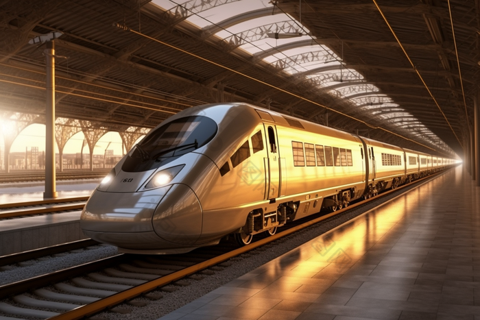 复兴号高铁列车摄影图图片-包图网