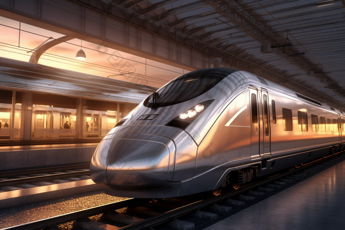 复兴号高铁列车摄影图图片-包图网