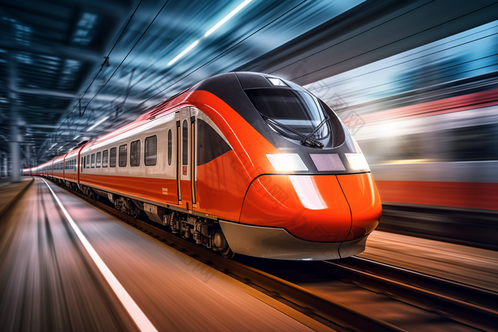 复兴号高铁列车摄影图图片-包图网