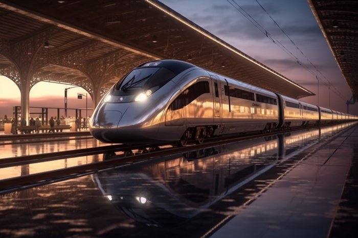 复兴号高铁列车摄影图图片-包图网