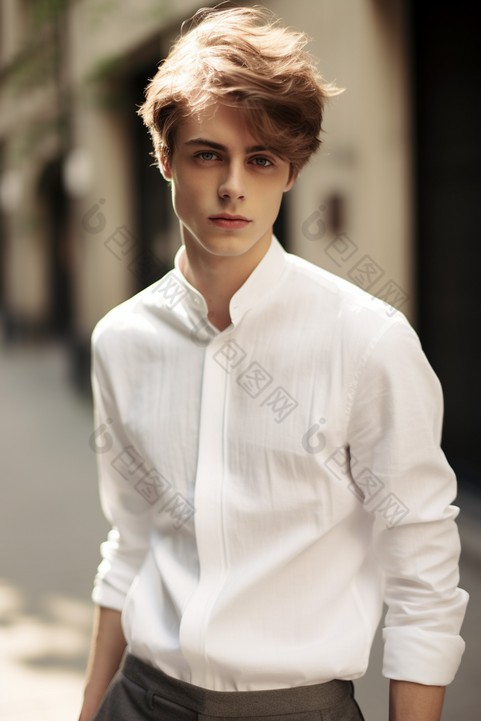 欧美男模特男性硬朗图片-包图网