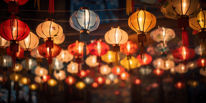 中秋节中式灯笼高清图片下载-包图网