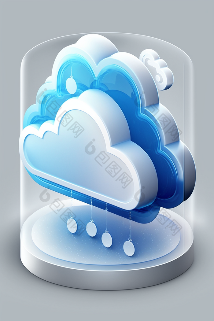 云端服务微软图标高清图片下载-包图网