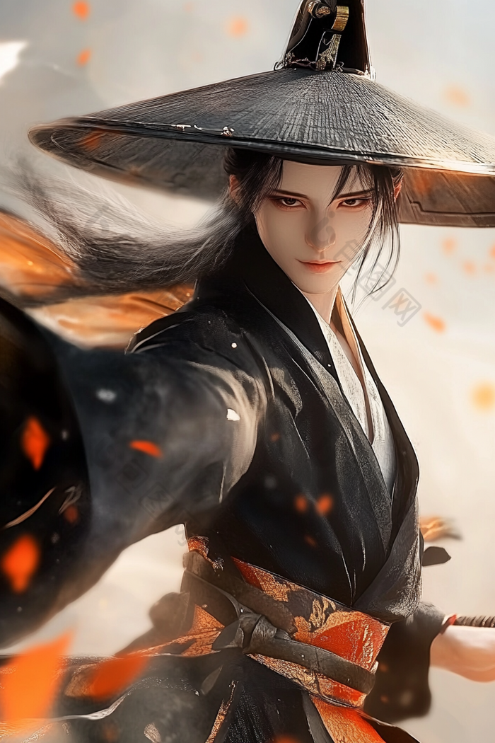 江湖古风剑客高清图片下载-包图网