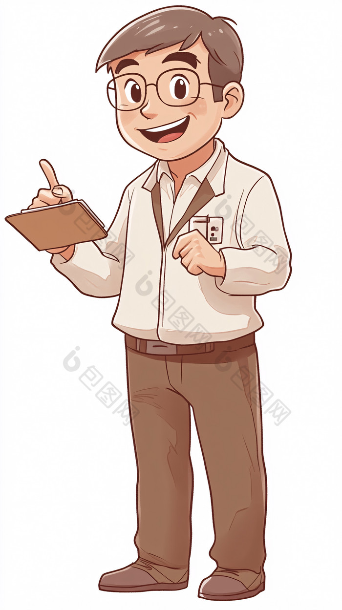 卡通人物科研人员图片-包图网企业站