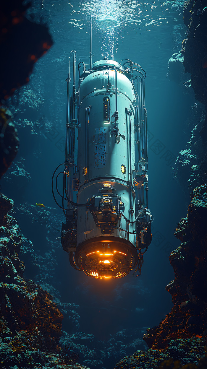深海潜水器海洋生物图片-包图网企业站