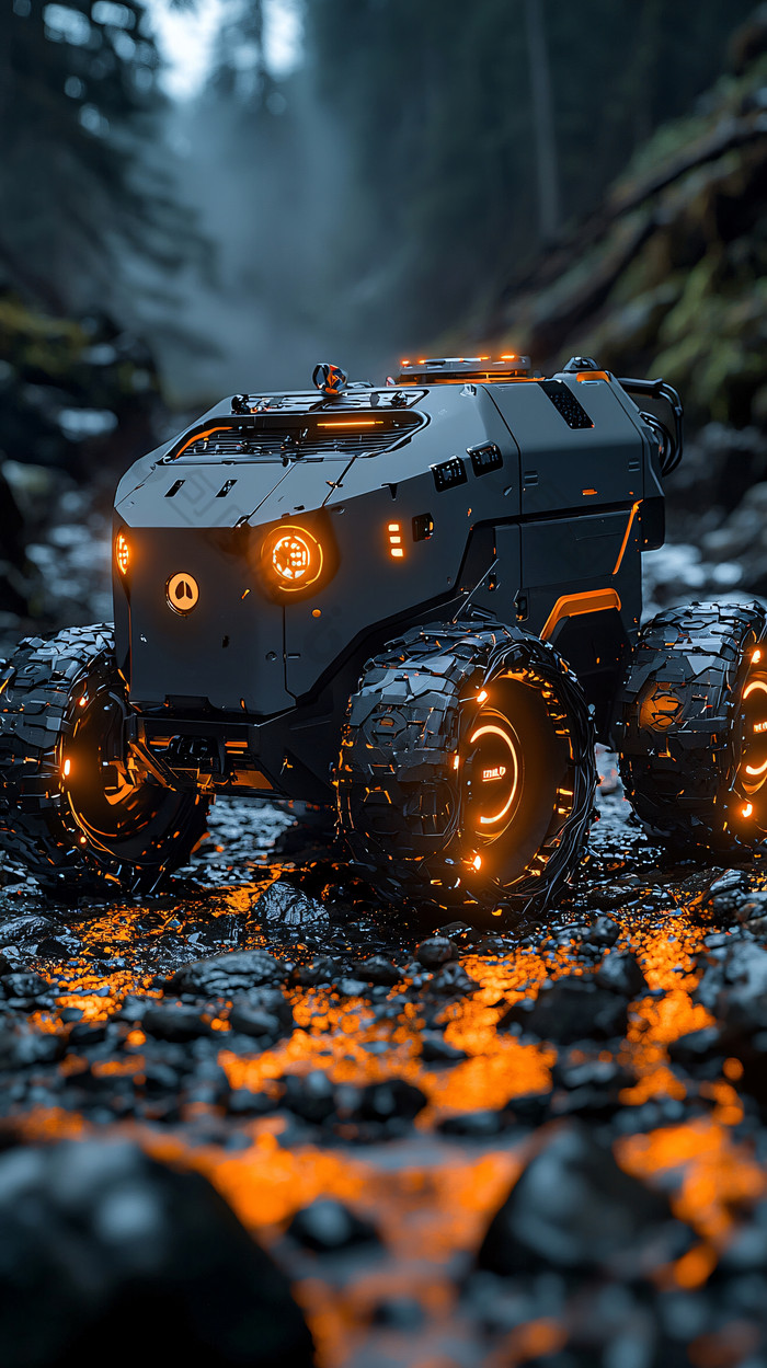 未来科技越野车机器人图片-包图网企业站