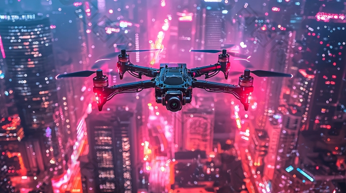 无人机夜拍城市夜景图片图片 包图网企业站