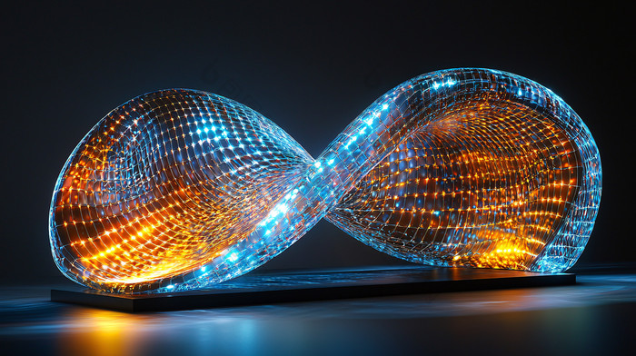 无限符号艺术莫比乌斯环图片-包图网企业站