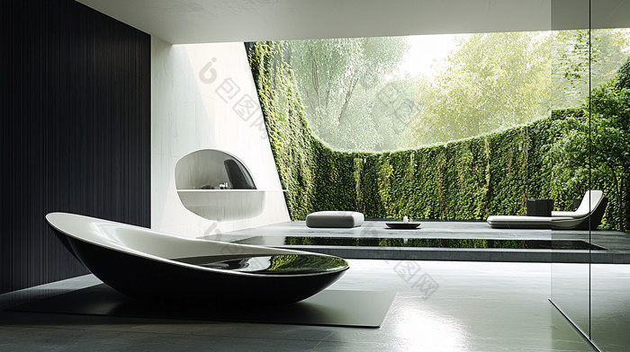 现代极简浴室设计图片-包图网企业站