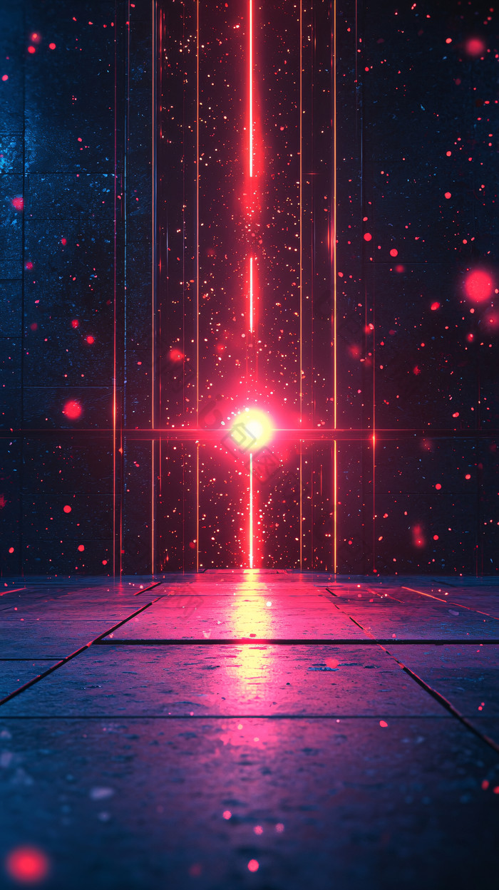 炫彩光线汇聚科技感图片-包图网企业站