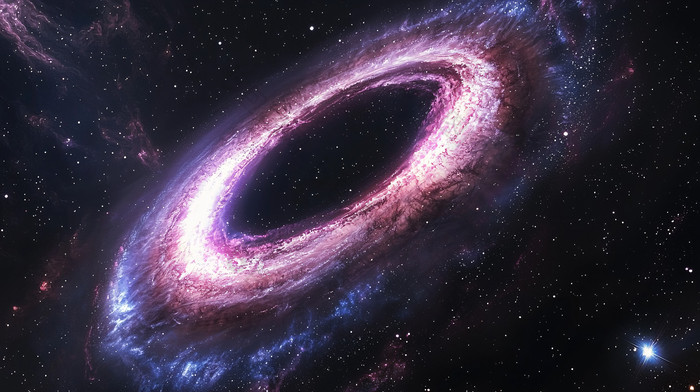 宇宙黑洞周围星云环绕图片-包图网企业站