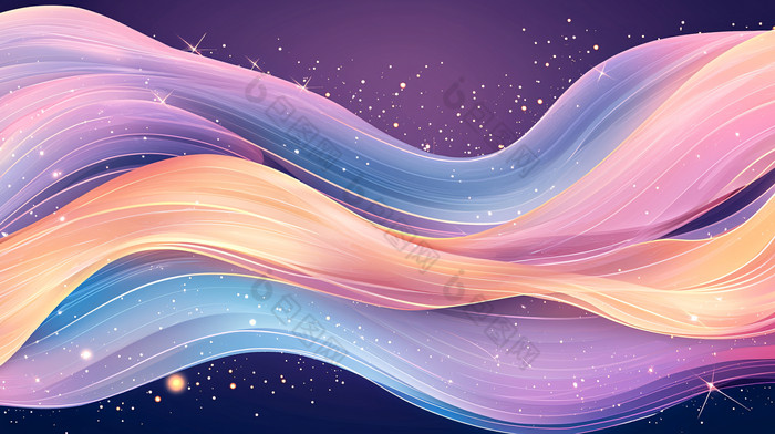 抽象彩色波浪线条波浪图片-包图网企业站