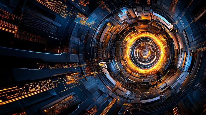 科技感未来隧道技术图片-包图网企业站