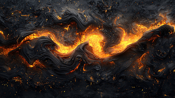 熔岩流动的艺术抽象背景图片-包图网企业站