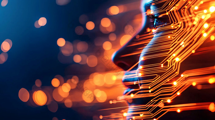 未来科技与电路板光影效果图片-包图网企业站