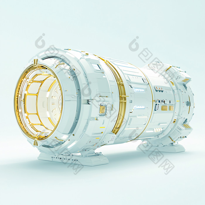 未来科技圆形机械装置模型图片-包图网企业站