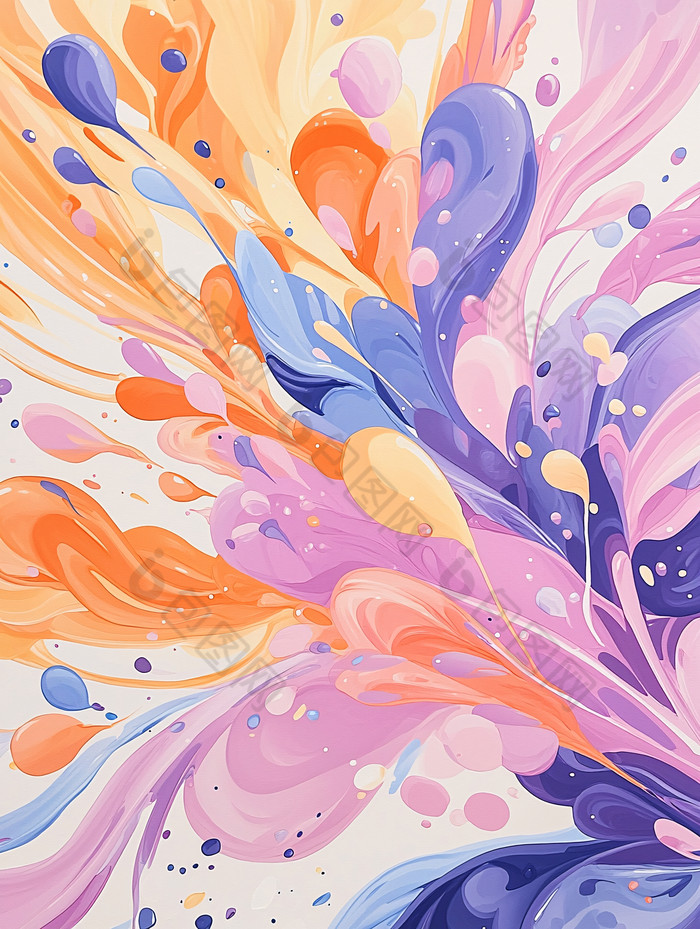 抽象色彩流动艺术背景创意设计色彩渐变图片-包图网企业站