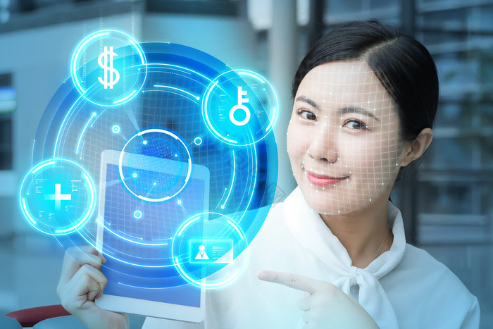 科技人脸图片-科技人脸素材免费下载-包图网