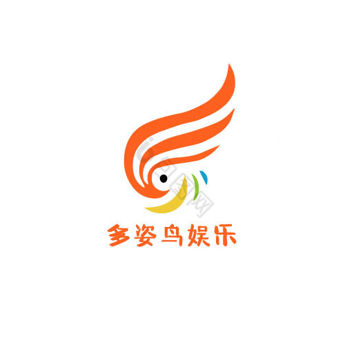 炫彩鹦鹉娱乐logo模板-包图网