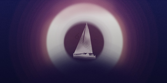 2020年会扬帆起航展板模板-包图网